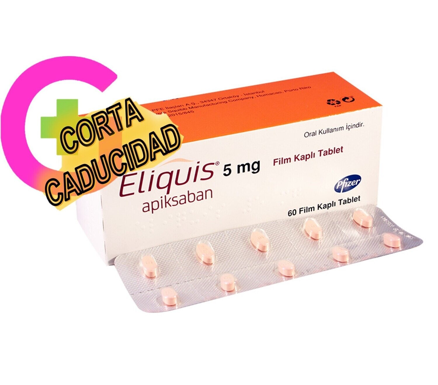 Elicuis 5mg oral 20 Tabletas