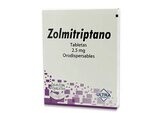 Zolmitriptano 2.5mg oral 2 Tabletas Orodispersables