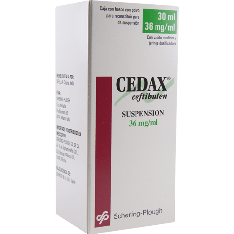 Cedax 36mg Suspension oral 30mL