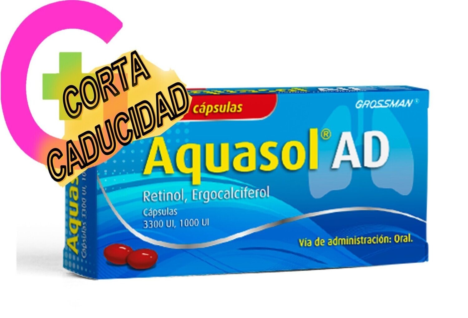 Aquasol AD Oral 10 Cápsulas
