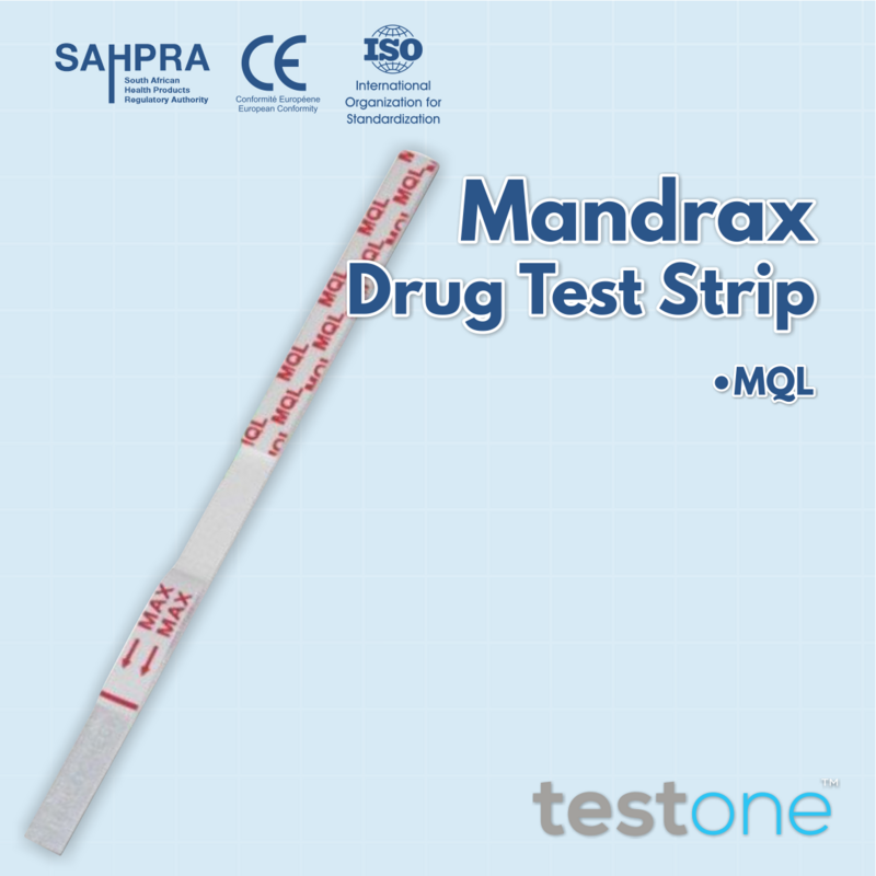 Mandrax Test Strip - testone.co.za