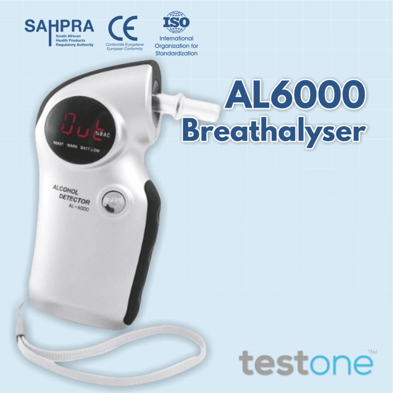 Alcoscan AL6000 Breathalyser - testone.co.za