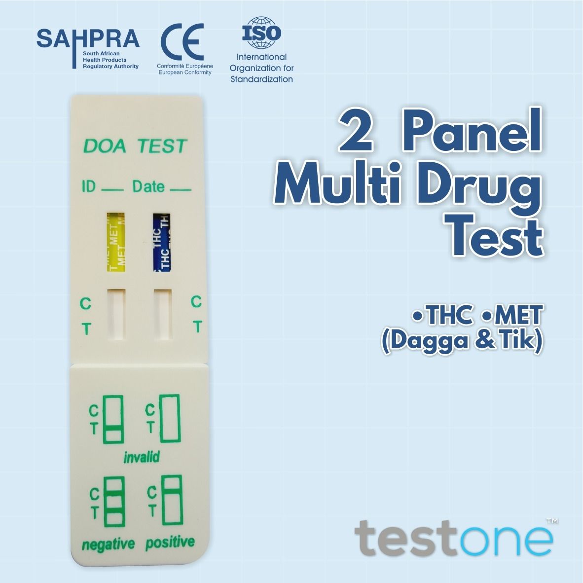 2 Panel Tik & Dagga Test