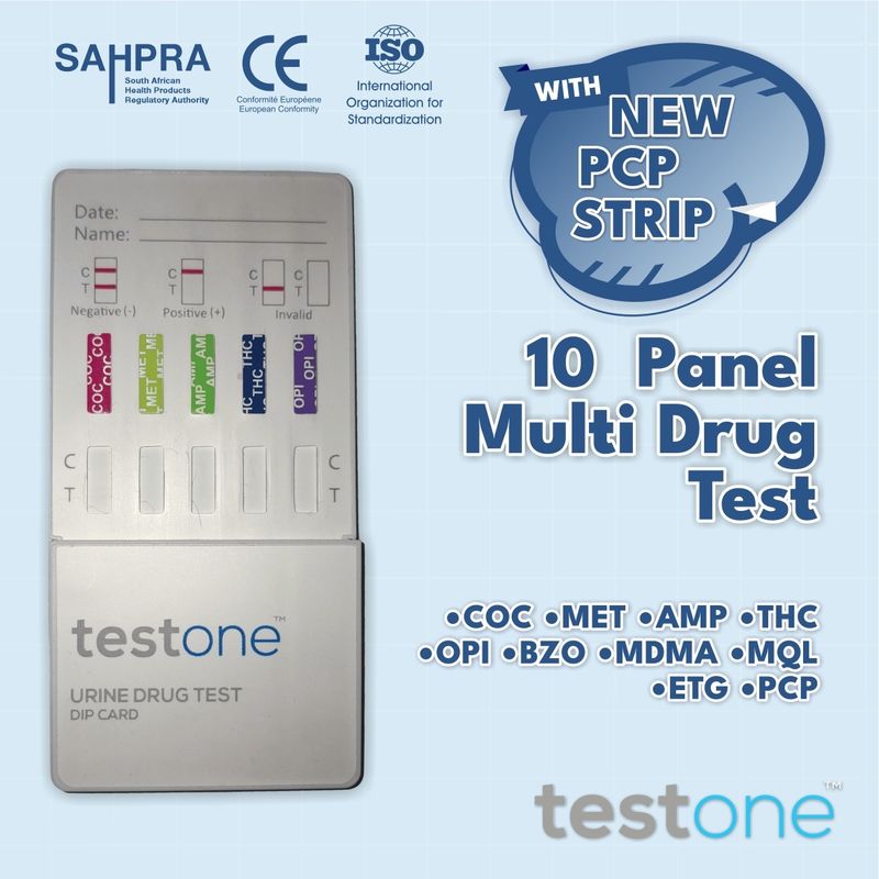 10 Panel Multi Drug & Alcohol Test ** SAMHSA Cut-Off**