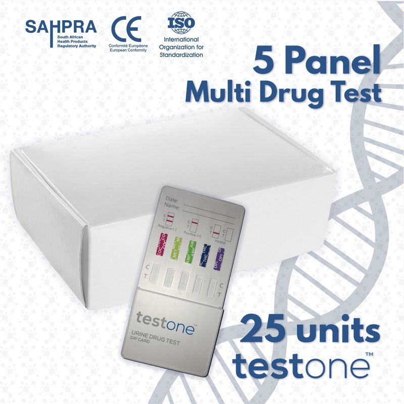 5 Panel Multi Drug Test - Box of 25