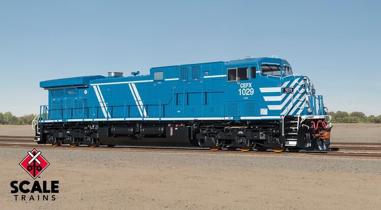 ScaleTrains Rivet Counter HO GE AC4400CW w/DCC & Sound - CEFX : #1031