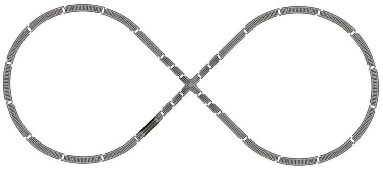 Walthers Trainline HO Power-Loc Figure 8 Track Set