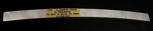 Ribbonrail HO 10" Track Alignment Gauges - Curved -- 36" Radius