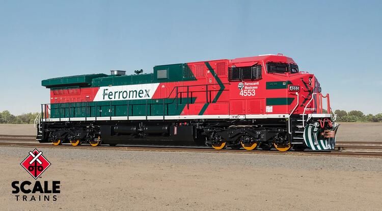 ScaleTrains Rivet Counter HO GE AC4400CW w/DCC & Sound - Ferromex / Diabla : #4568