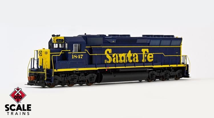 ScaleTrains Rivet Counter HO EMD SD45 w/DCC & ESU LokSound Santa Fe : #1862