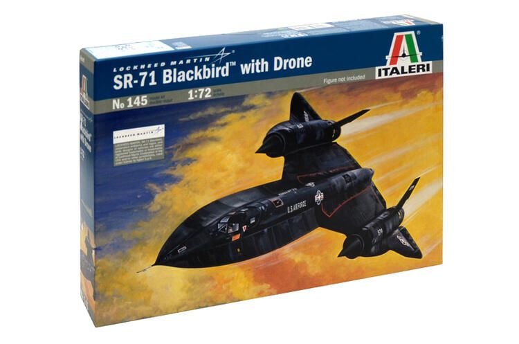 Italeri 1/72 Lockheed SR-71 Blackbird w/Drone