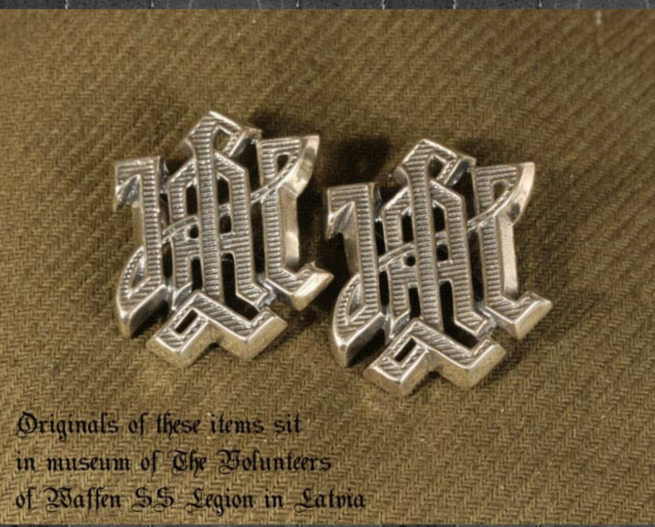 GERMAN WW2 BADGES LAH “LEIBSTANDARTE ADOLF HITLER”