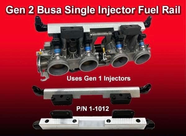MPS Fuel Rail Hayabusa Gen 2 Single Injector