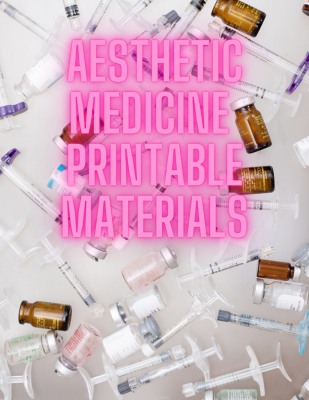 Aesthetic Injector Handouts