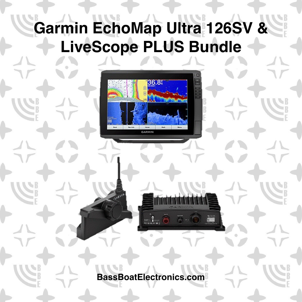 Garmin EchoMap Ultra 126sv & LiveScope PLUS Bundle
