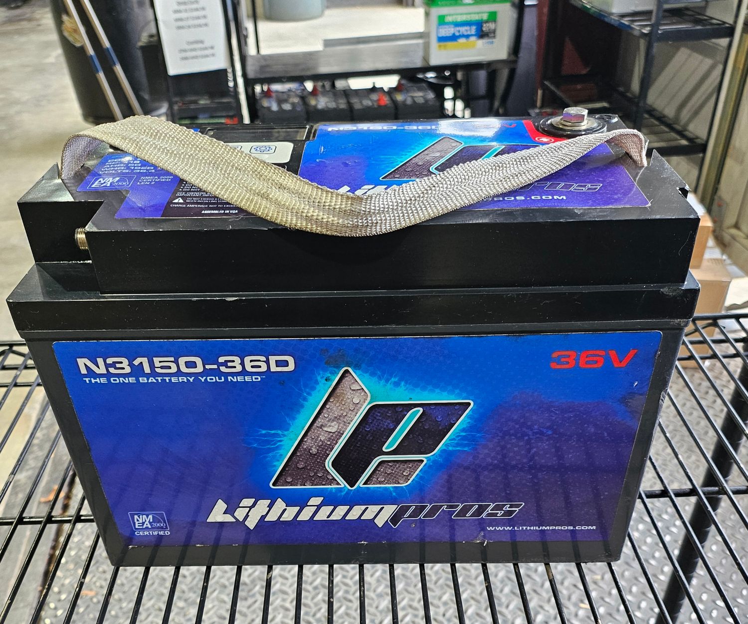 N3150-36 38.4V 50Ah Lithium Ion Trolling Battery with NMEA/USED