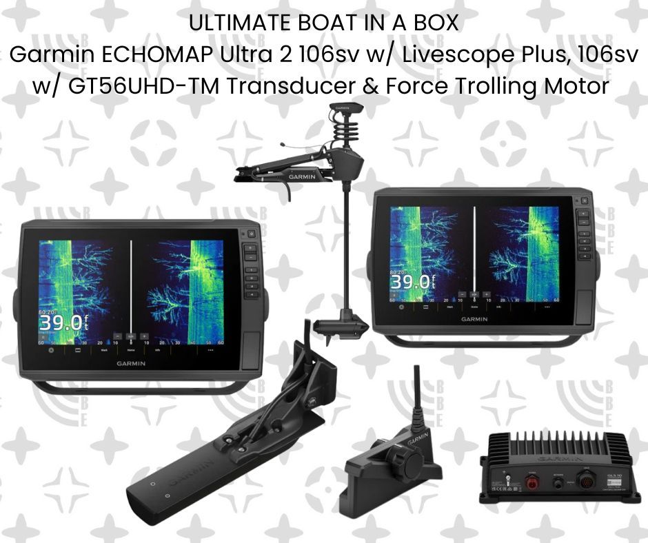 Garmin ECHOMAP Ultra 2 106sv w/ LiveScope Plus, 106sv w/ GT56UHD-TM ...