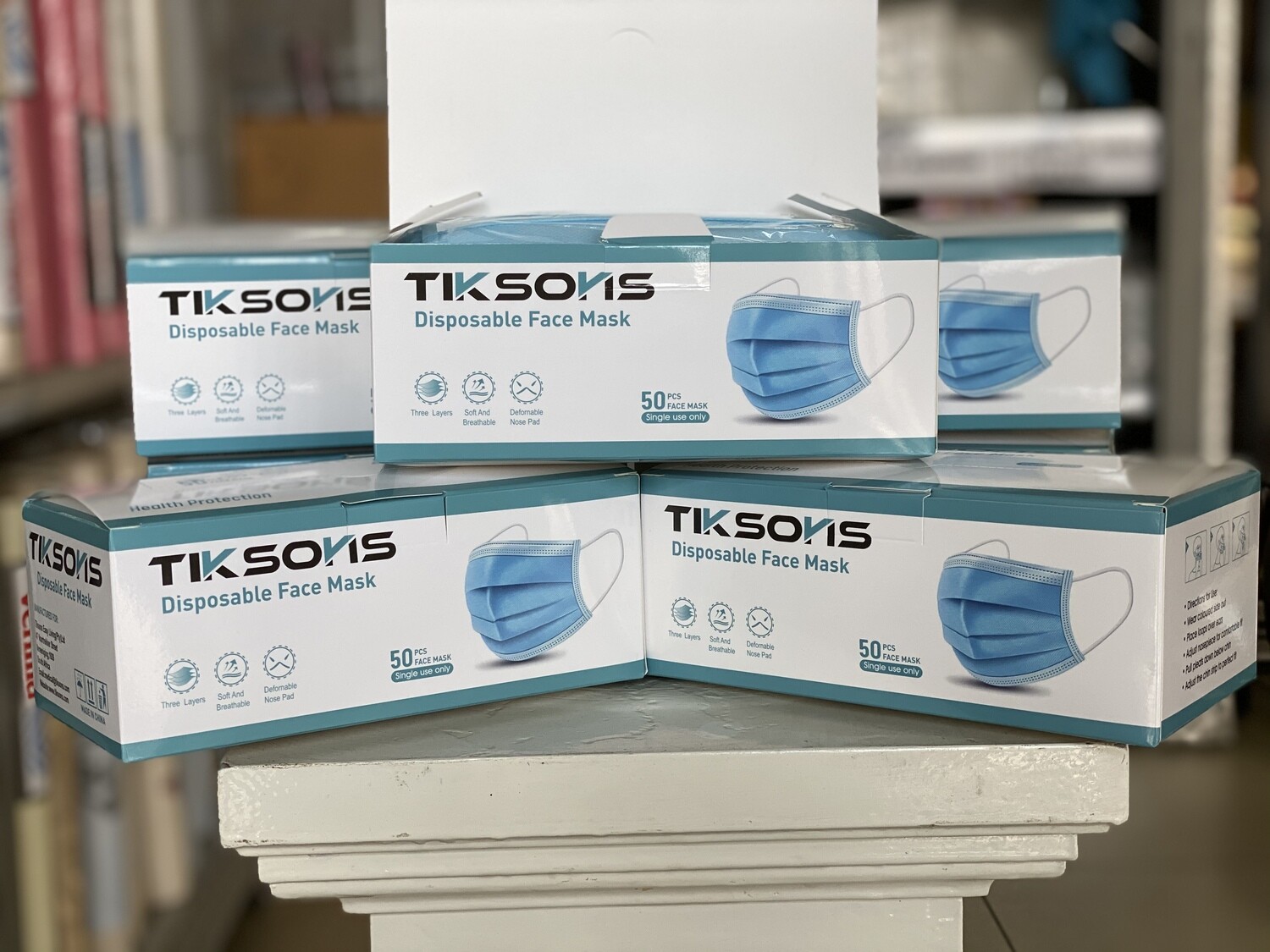 Disposable 3-Ply Face Mask 50pc/box