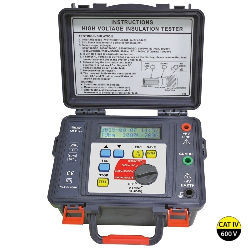 10KV Insulation Resistance Tester - Kusam Meco KM4310IN