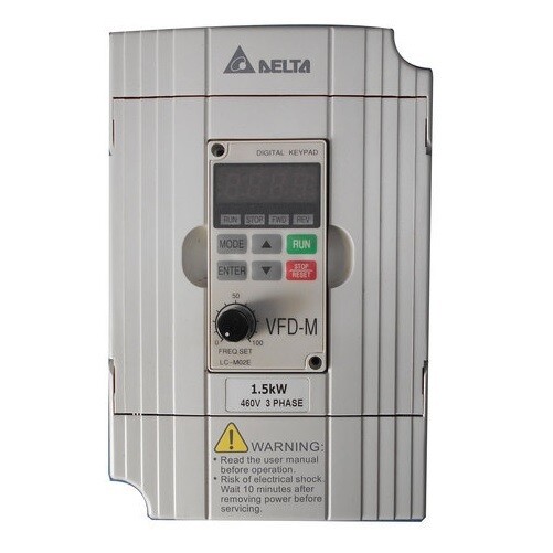 Delta VFD007M43B | Delta VFD 0.75KW / 1HP - AC Drive