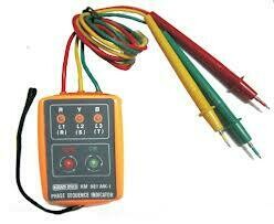 Phase Sequence Indicator - Kusam Meco, HTC, Fluke, Hioki