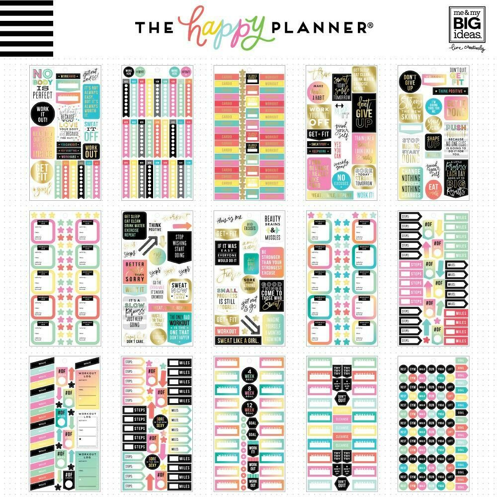 Fitness Sticker Pack