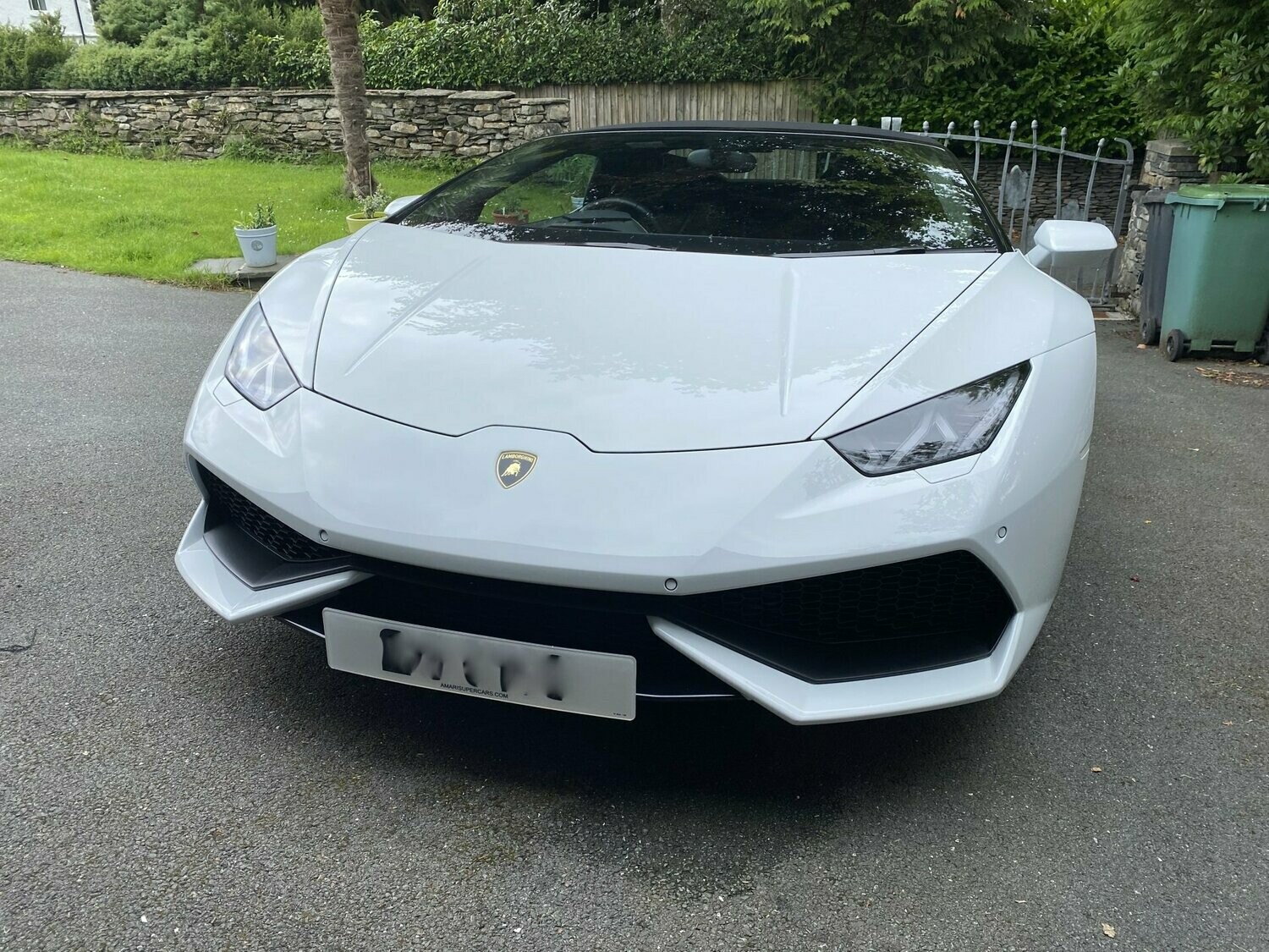 Lamborghini Huracan license plate mount
