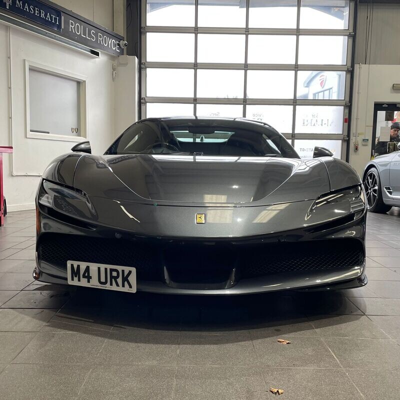 Ferrari SF90 license plate mount , NO BLOCKING OF RADAR SENSOR