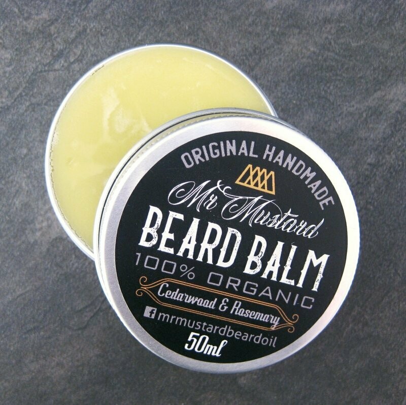 Beard Balm With 100 Certified Organic Oils Shea Butter And Beeswax