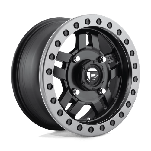 Fuel D917 15x7 4x136 4x137 BeadLock +38mm Matte Black Grey Ring Wheel