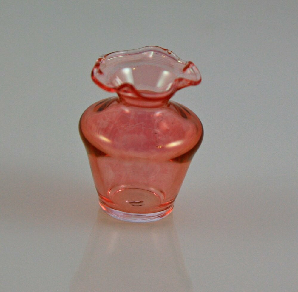 Flared Vase (Cranberry)