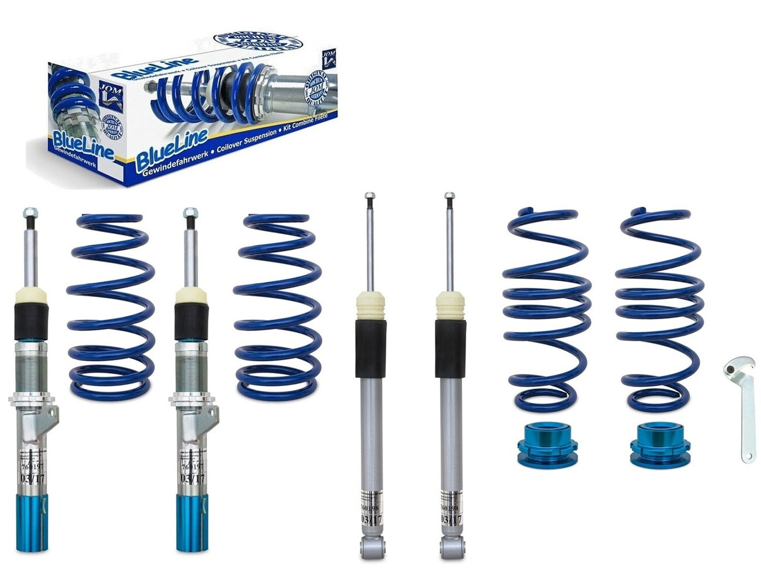 JOM Sportski amortizeri Skoda Octavia Seat Leon Audi A3 VW Golf 7
