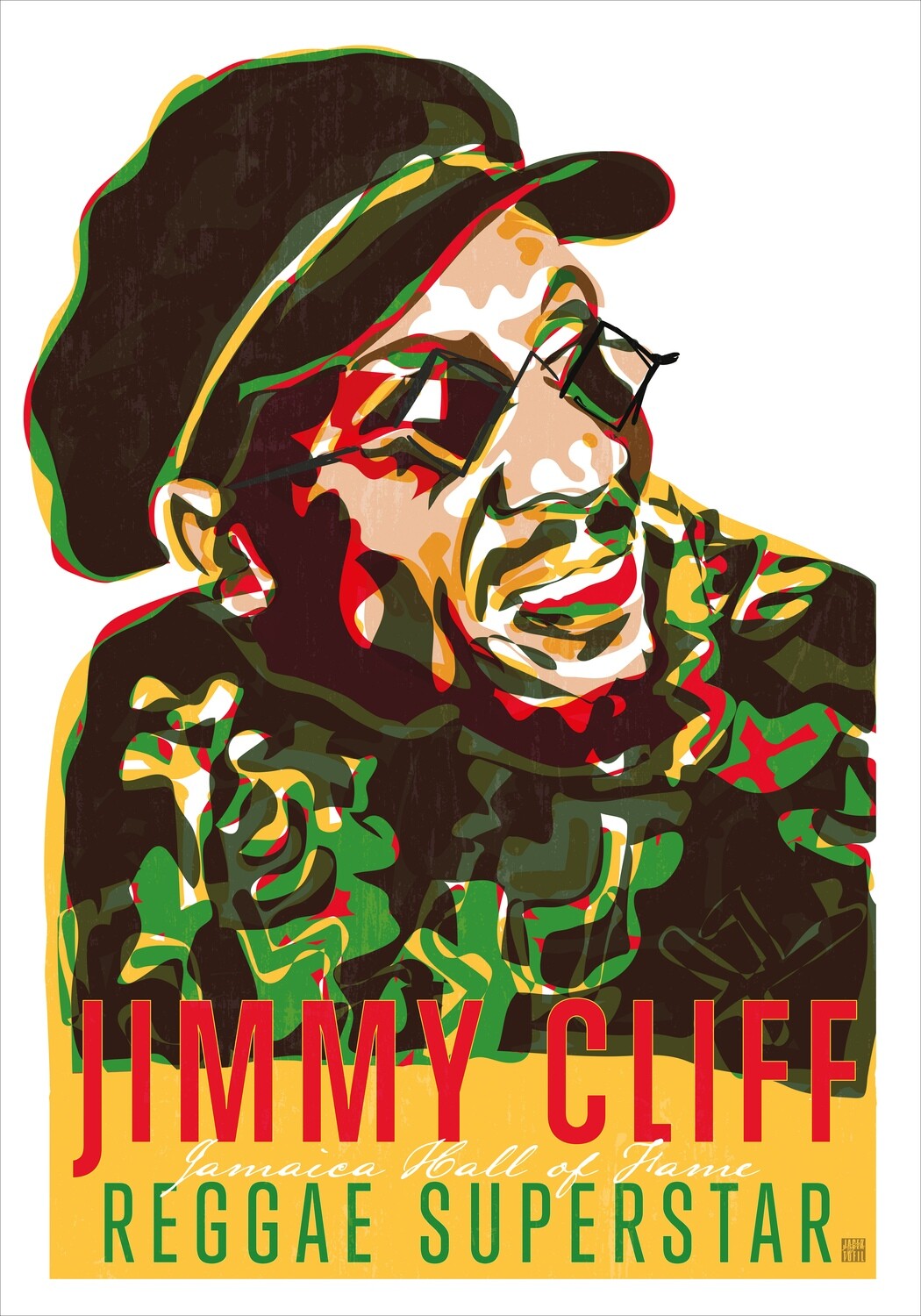 Jimmy Cliff, REGGAE SUOERSTAR, Jamaica Hall of Fame, poster