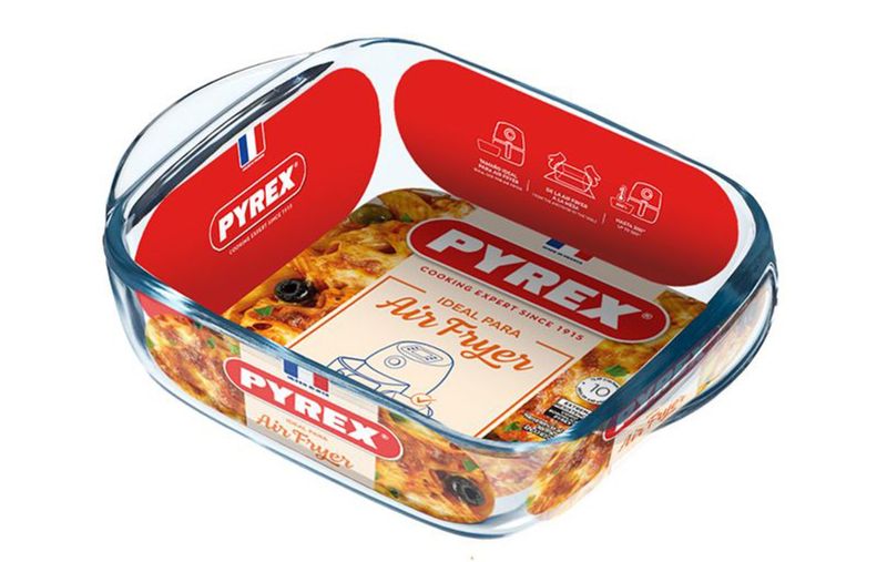 Teglia Quadra 20 x 17 cm Air Fryer - Pyrex