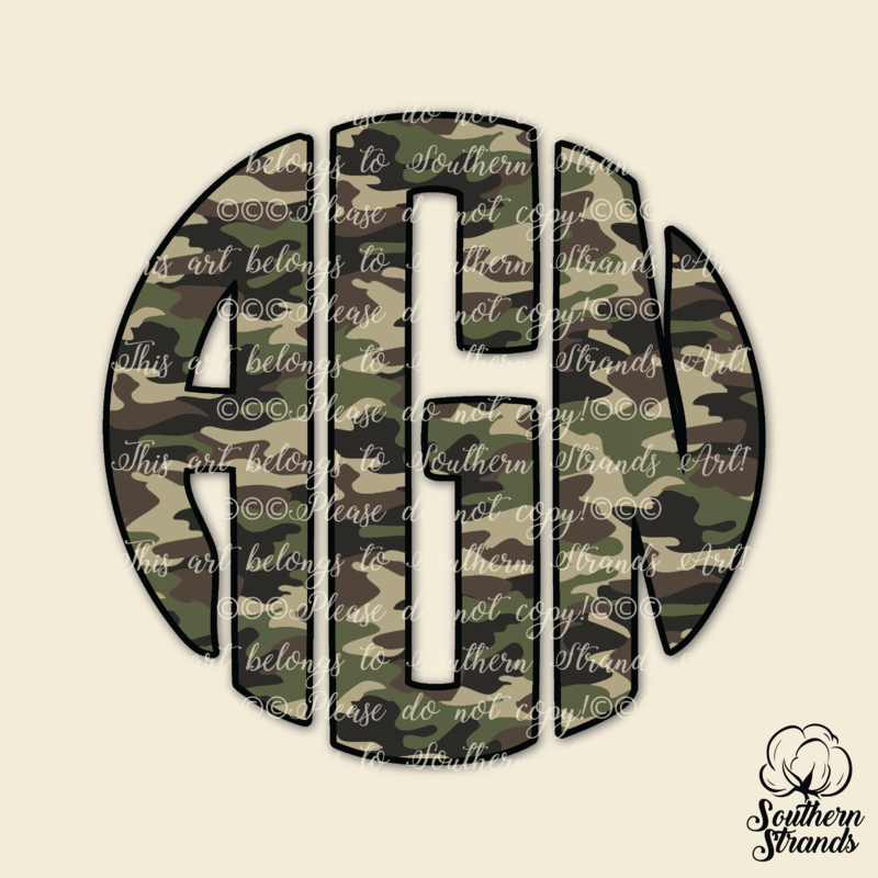 Camo Circle Alpha
