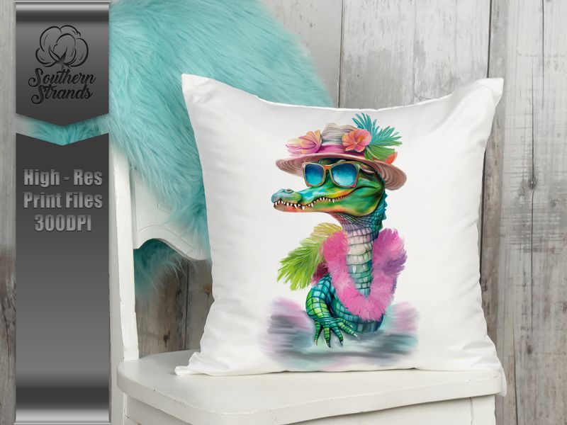 TropiCOOL Sassy Gator| DIGITAL DESIGN
