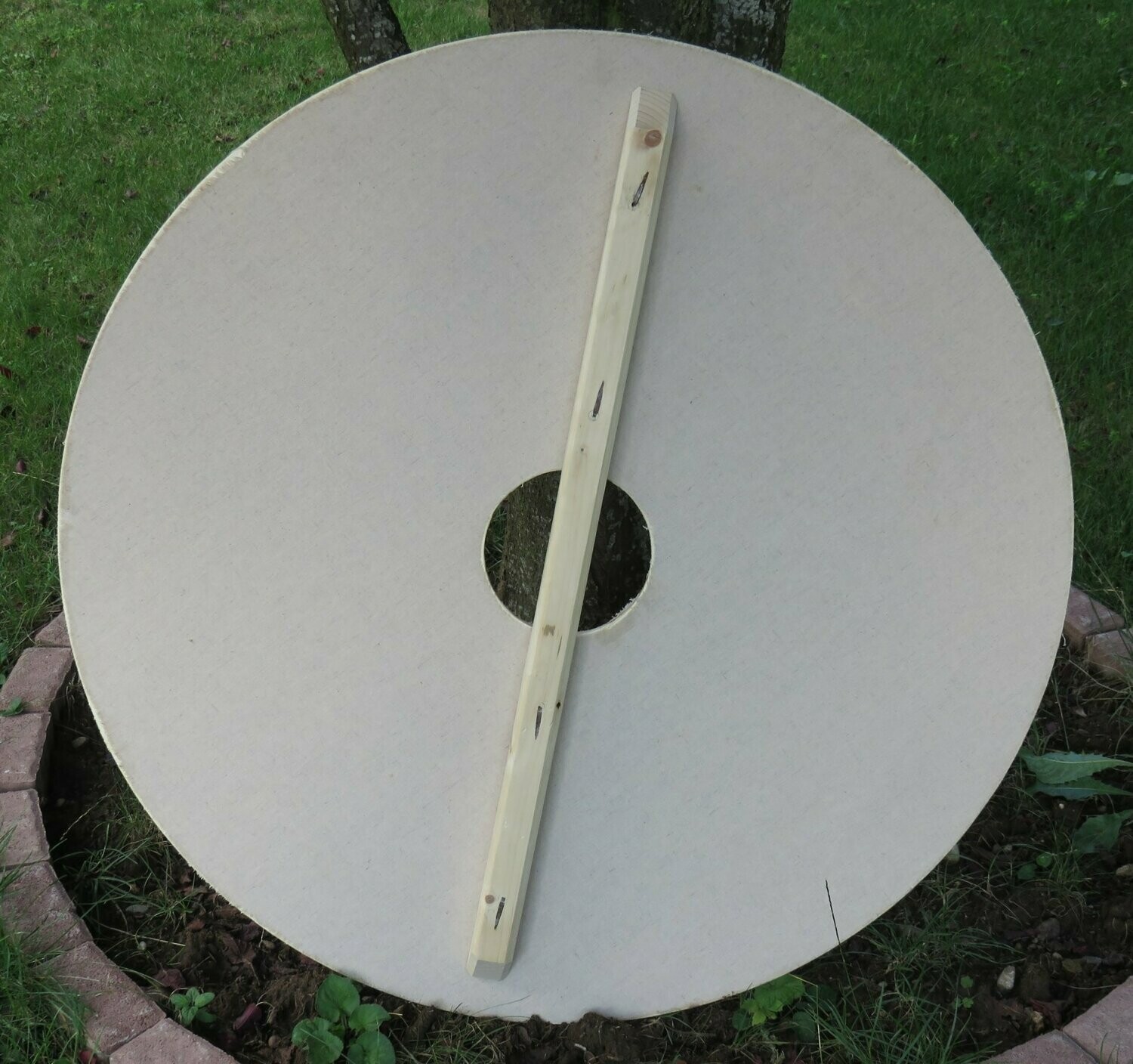 Round wood shield blanks