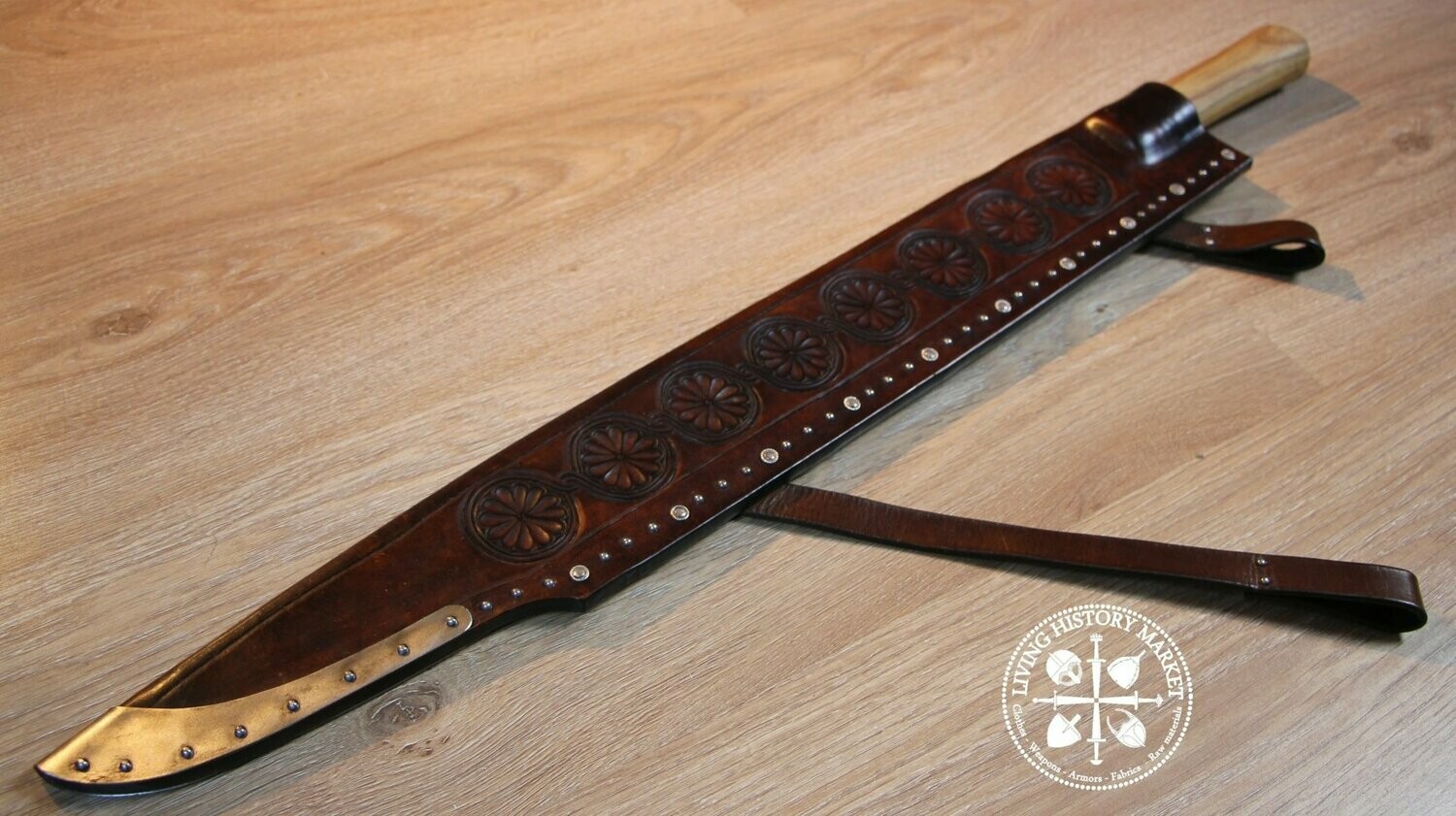 Carolingian Lang sax + sheath ON ORDER (MUSEUM LEVEL REPLICA)