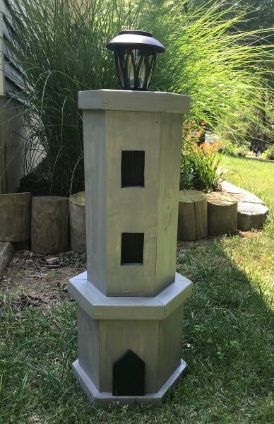 How to Build a 3 ft. Solar Lighthouse for your Yard