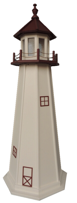 Custom Marblehead Poly Lighthouses 2 ft. up to 12 ft. Tall