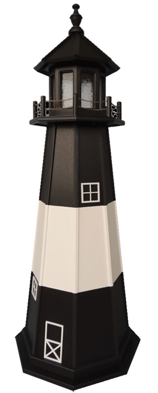Custom Tybee Poly Lighthouse ups 2 ft. to 12 ft. Tall