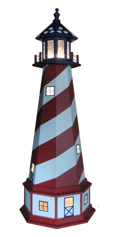 Hybrid Patriotic Lighthouses up to 12 ft. Tall