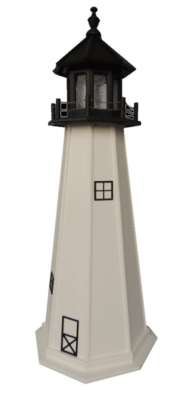 Custom Cape Cod Poly Lighthouses 2 ft. up to 12 ft. Tall