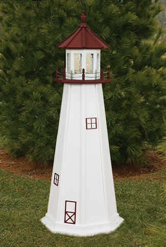 Wooden Marblehead Lighthouses up to 12 ft. Tall