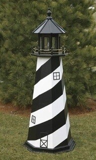 Wooden Cape Hatteras Lighthouses up to 12 ft. Tall