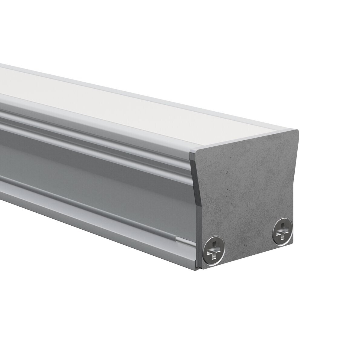 LED Profil wasserdicht, begehbar, befahrbar komplett Set Länge 3m