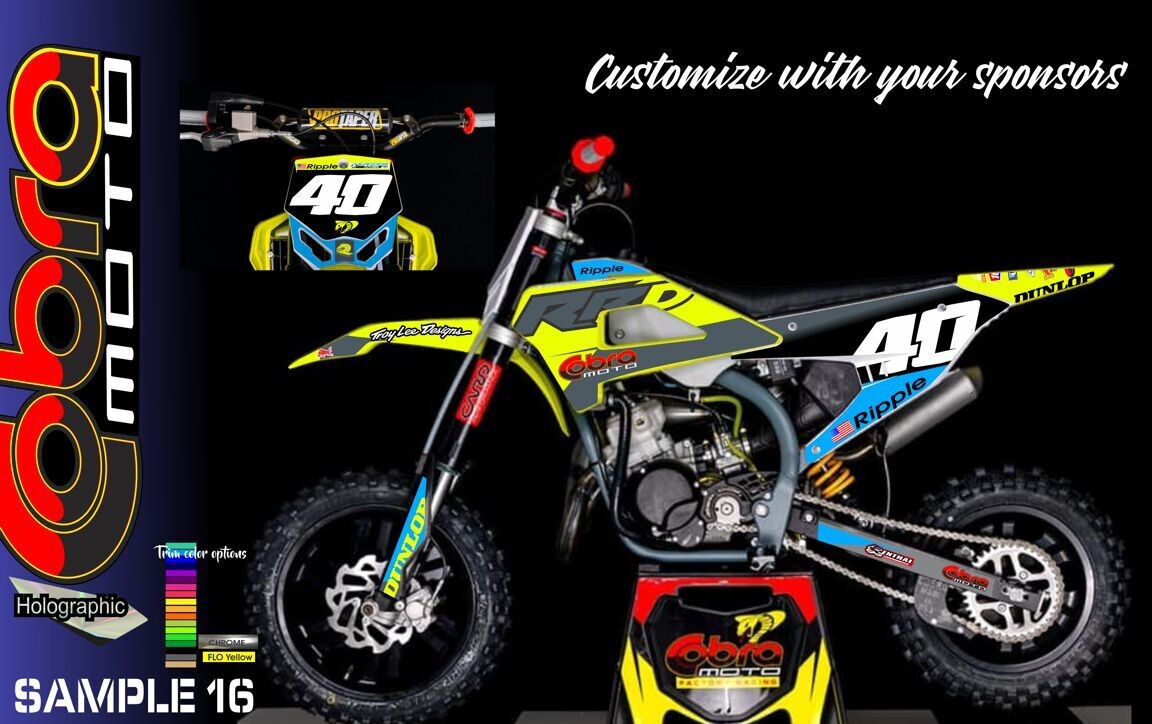 COBRA CX50sr FWE CX50 Electric Full Custom Graphic Kit
