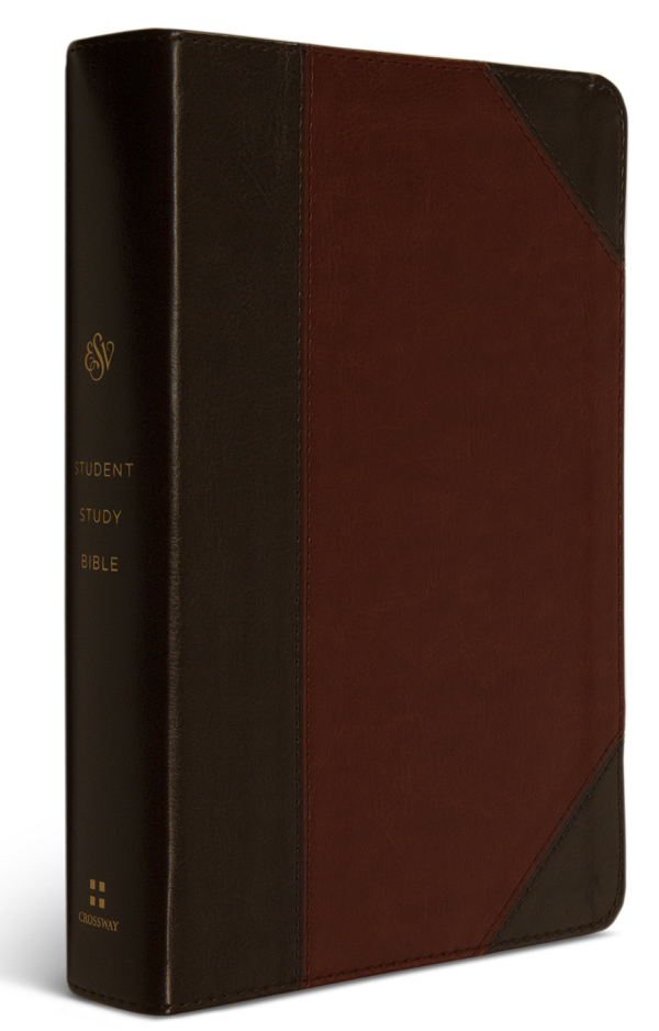 ESV Student Study Bible TruTone Brown Cordovan Portfolio Design