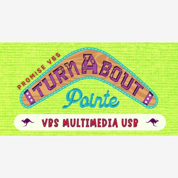Turnabout Pointe VBS Multimedia Resources USB Drive