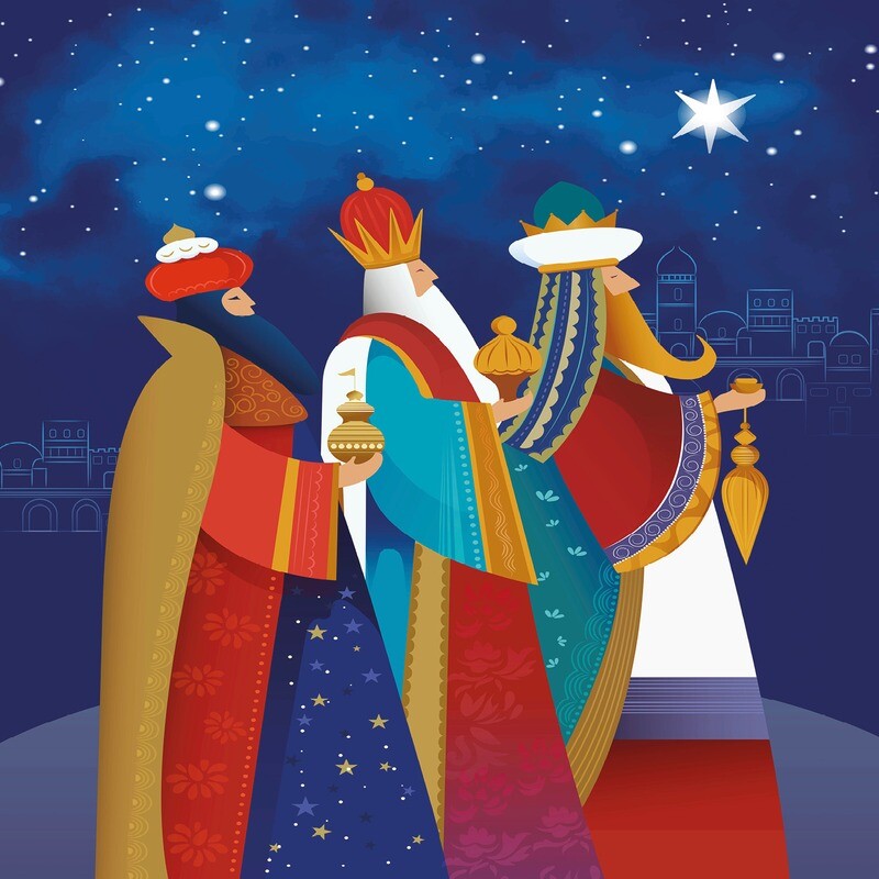 Three Kings at Night